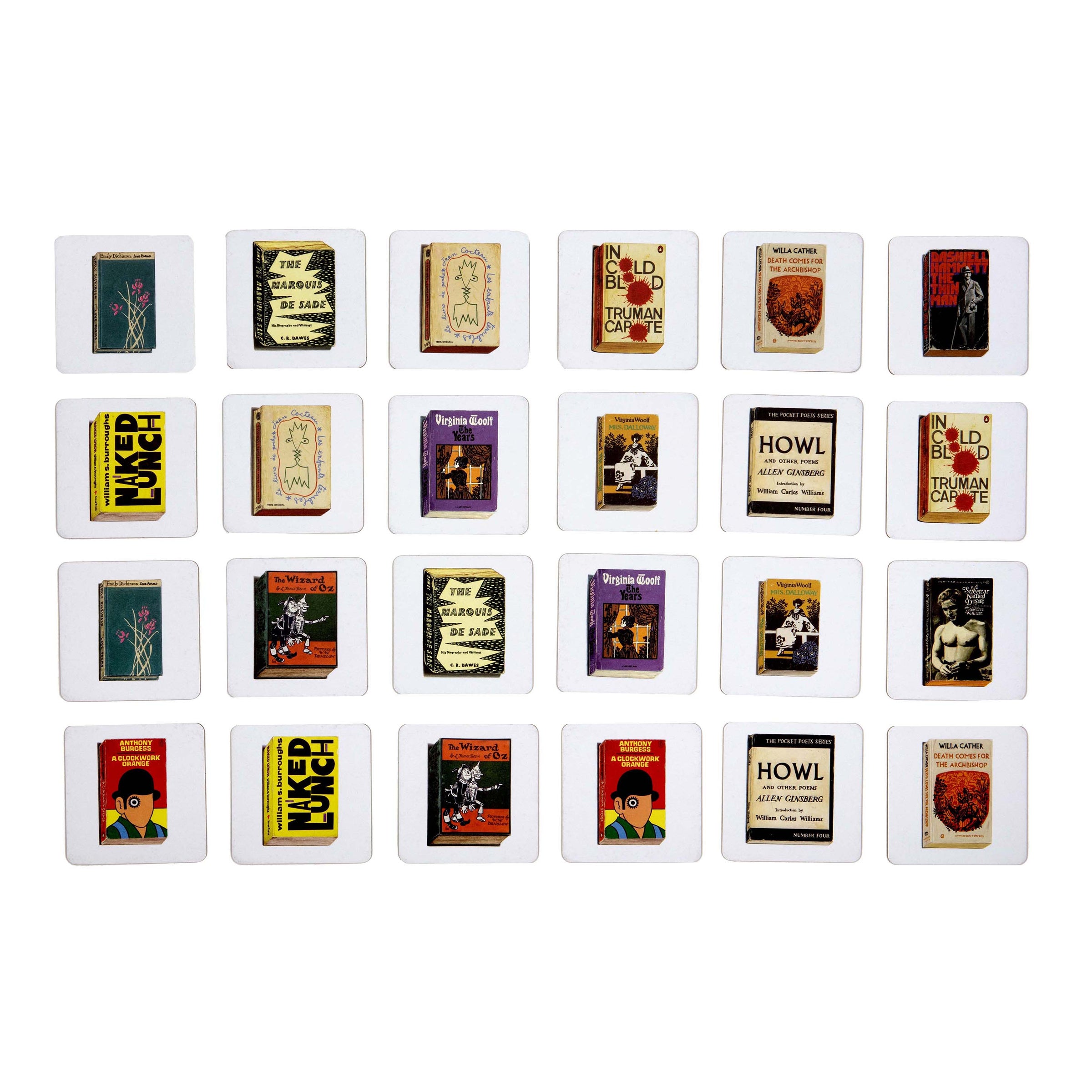 Classic Paperbacks Memory Game | Princeton Architectural Press